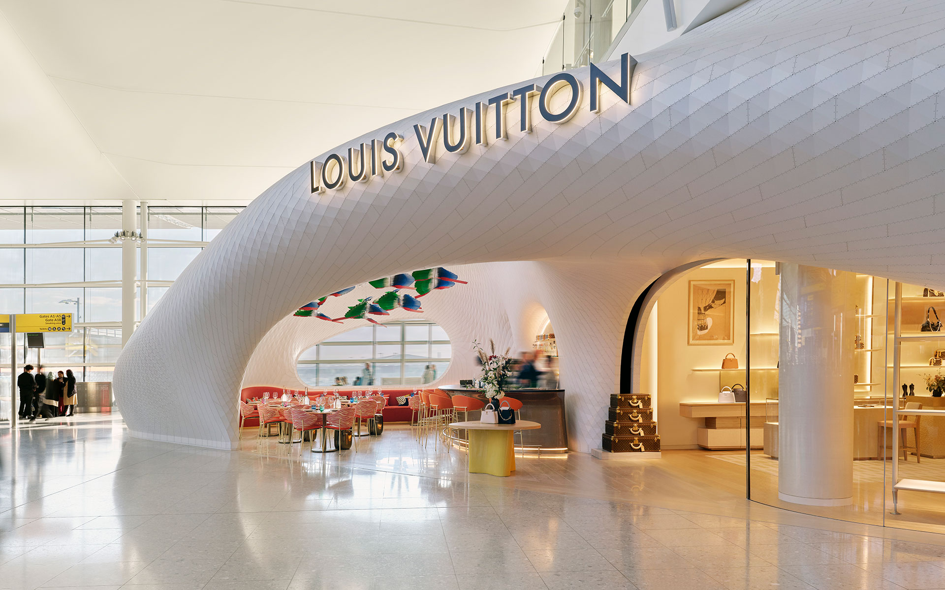 Heathrow Airport’s new Louis Vuitton store launches Le Café by Cyril ...