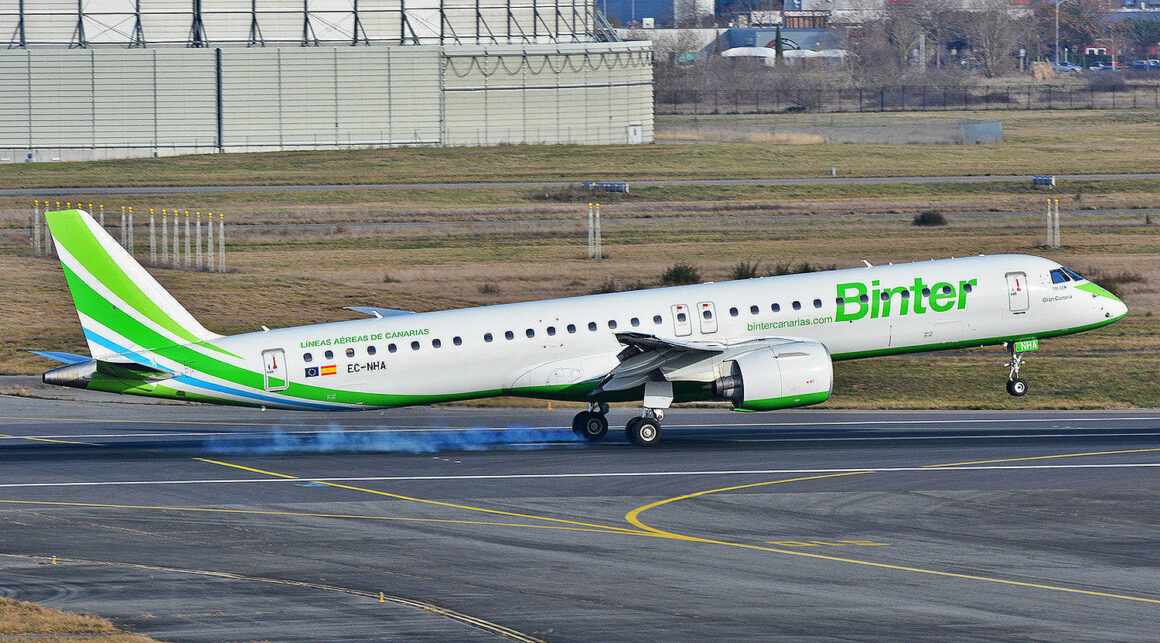 Binter Expands Fleet with Two New Embraer E195-E2 Jets - Travel Radar - Aviation News