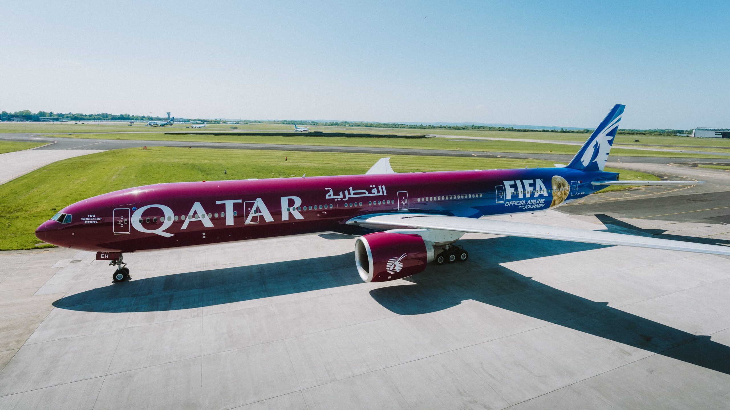 Qatar Airways unveils FIFA World Cup 2026 special livery aircraft ...